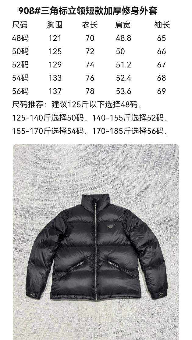 Accurate model Prada Down Jackets