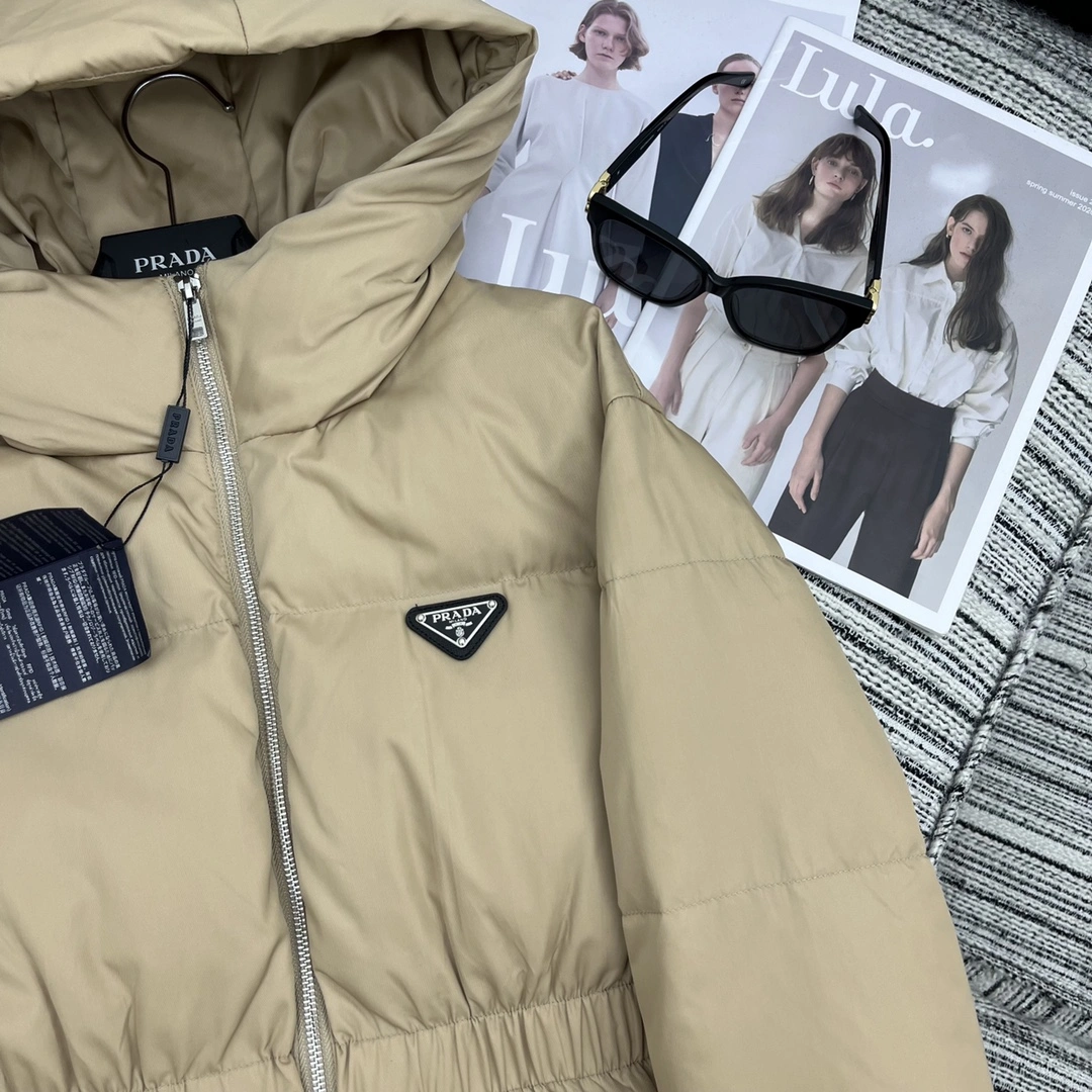 Brand-authenticated Prada Down Jackets