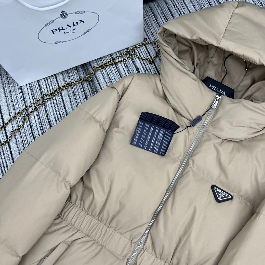 Brand-authenticated Prada Down Jackets