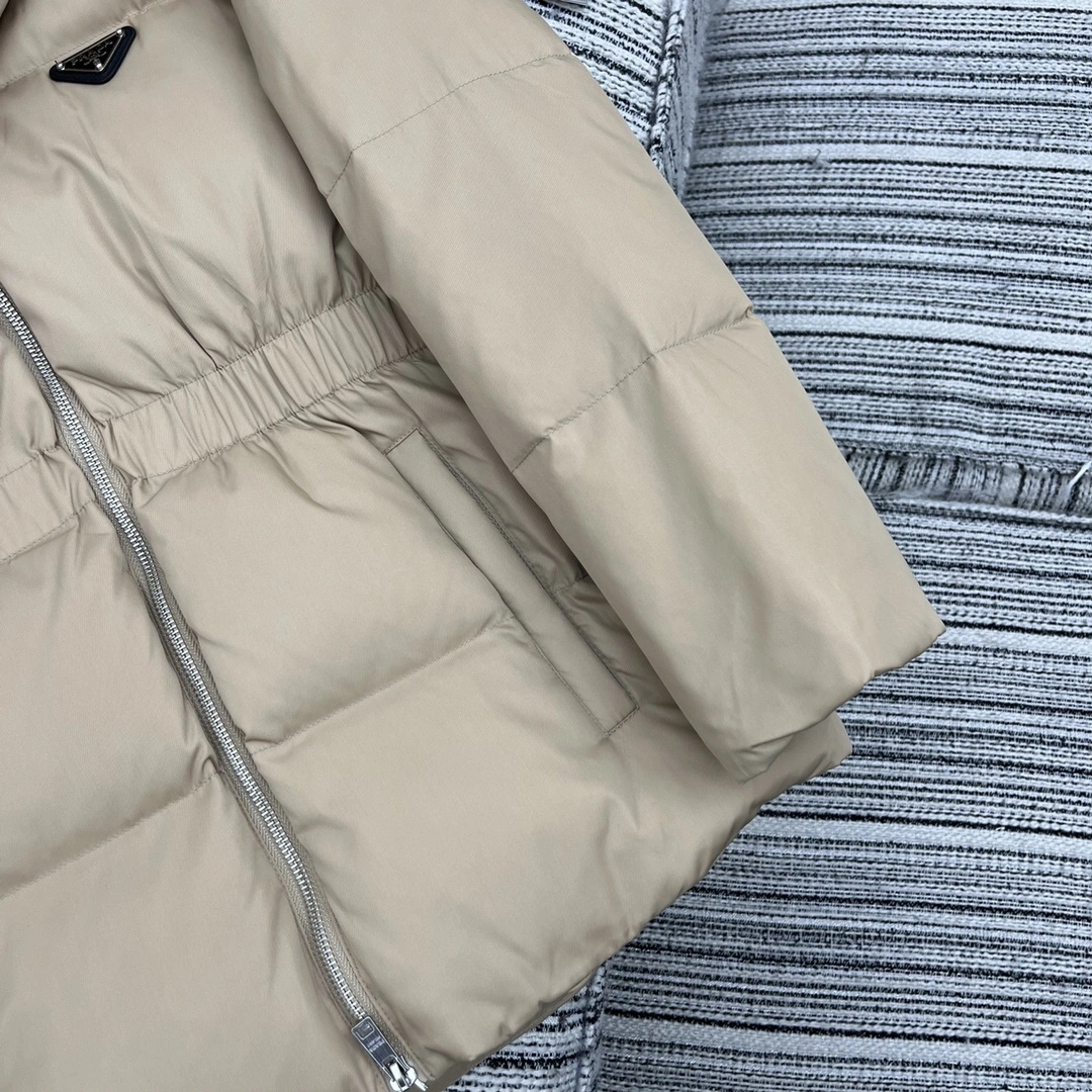 Brand-authenticated Prada Down Jackets