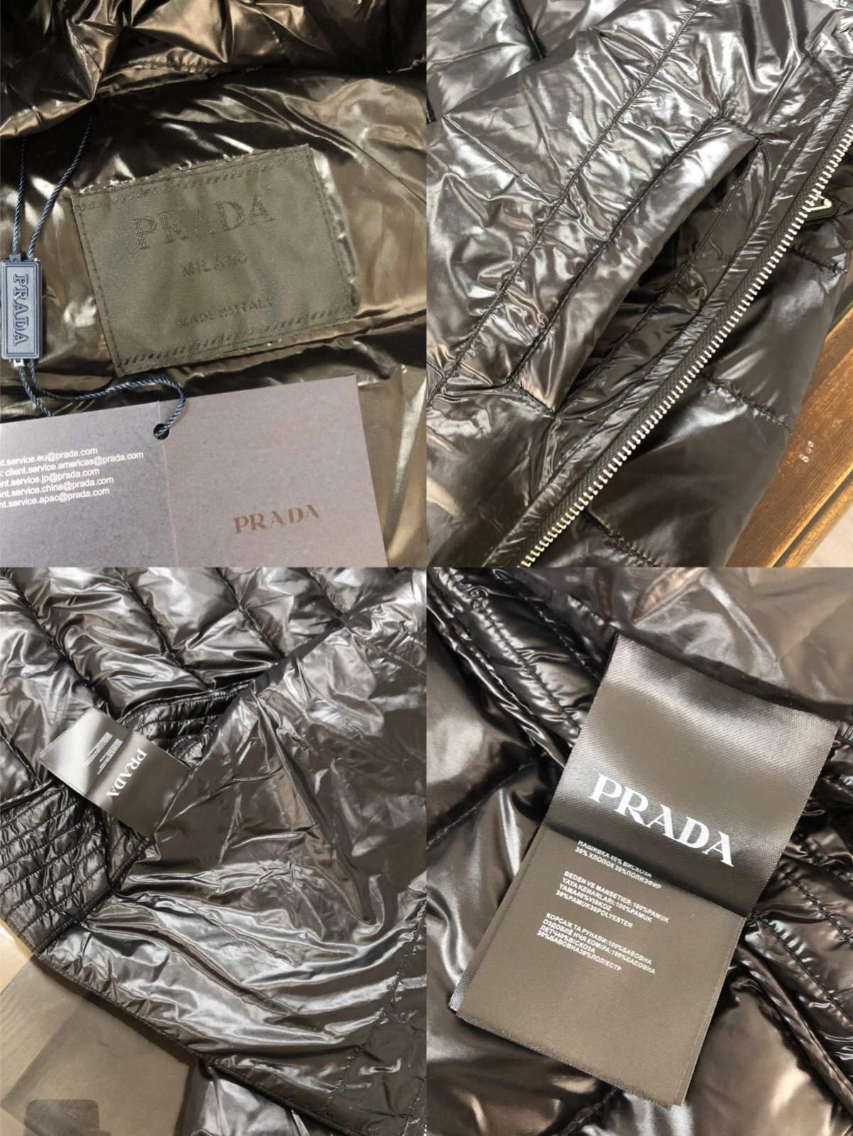 1:1 copy Prada Down Jackets