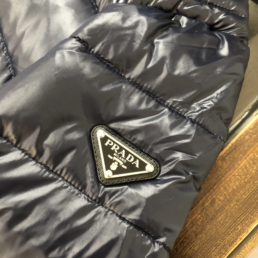 Brand-authenticated Prada Down Jackets