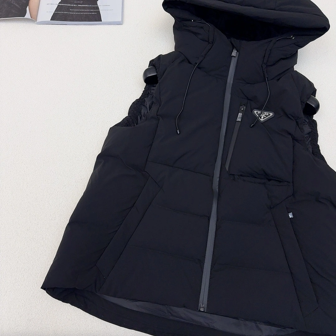Brand-authenticated Prada Down Jackets
