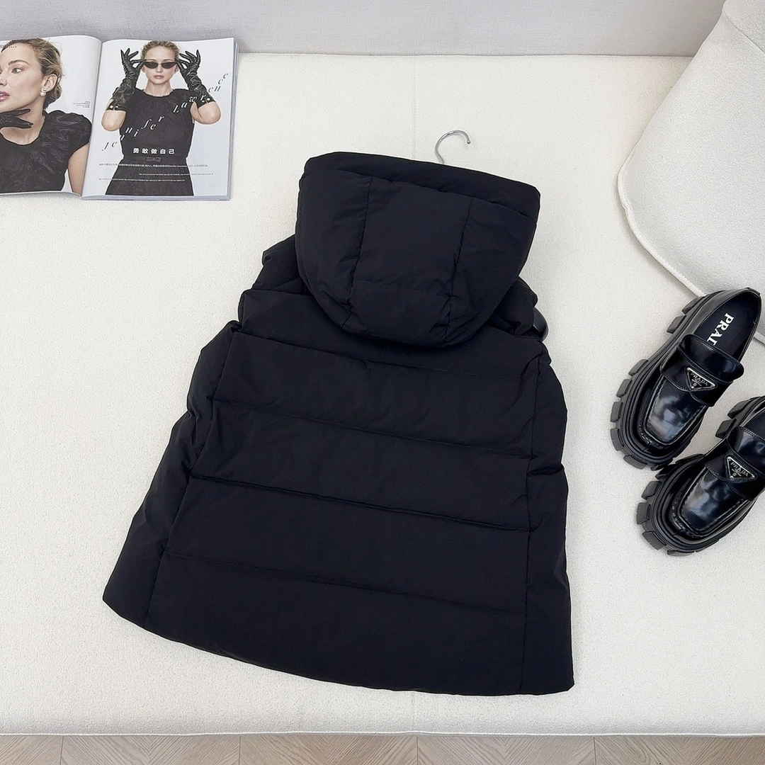 Brand-authenticated Prada Down Jackets