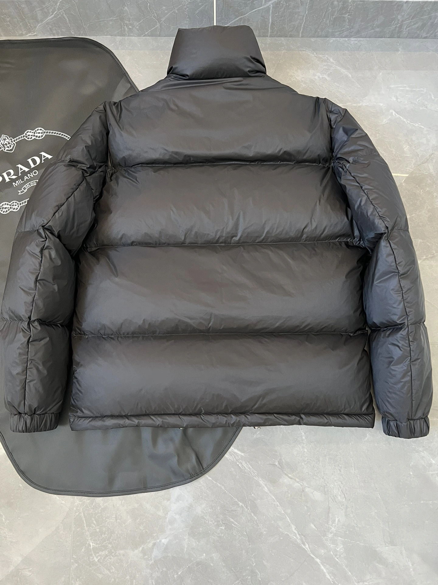Brand-authenticated Prada Down Jackets