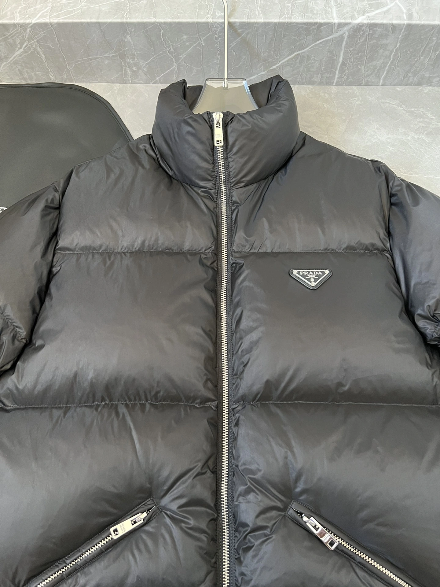 Brand-authenticated Prada Down Jackets