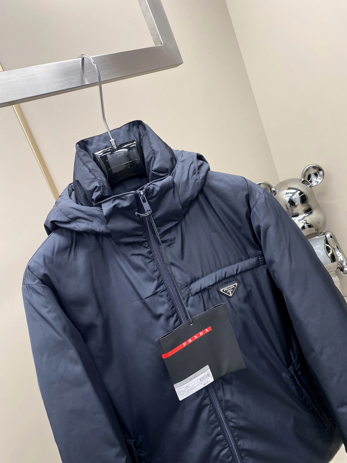 Brand-authenticated Prada Down Jackets