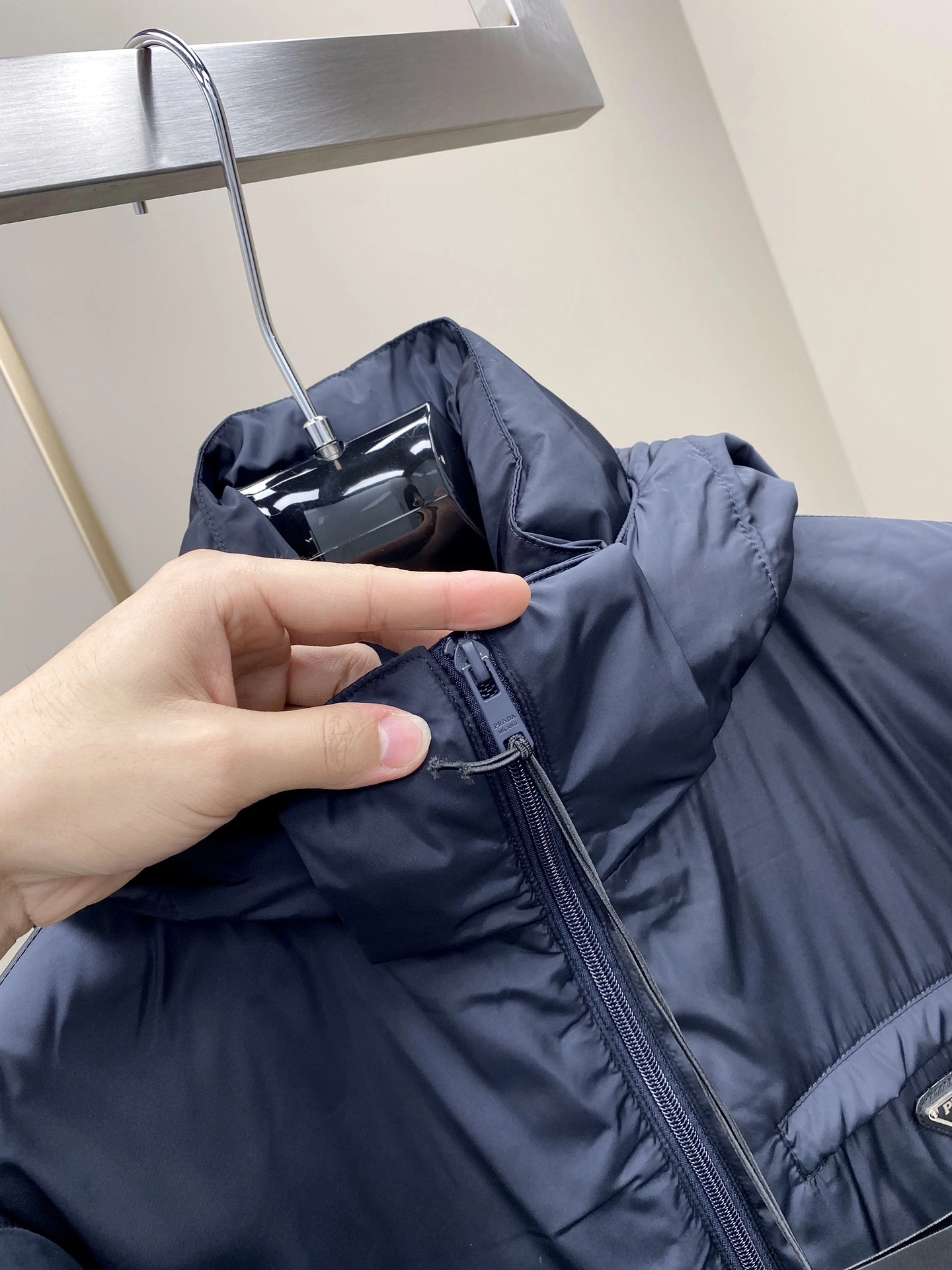 Brand-authenticated Prada Down Jackets