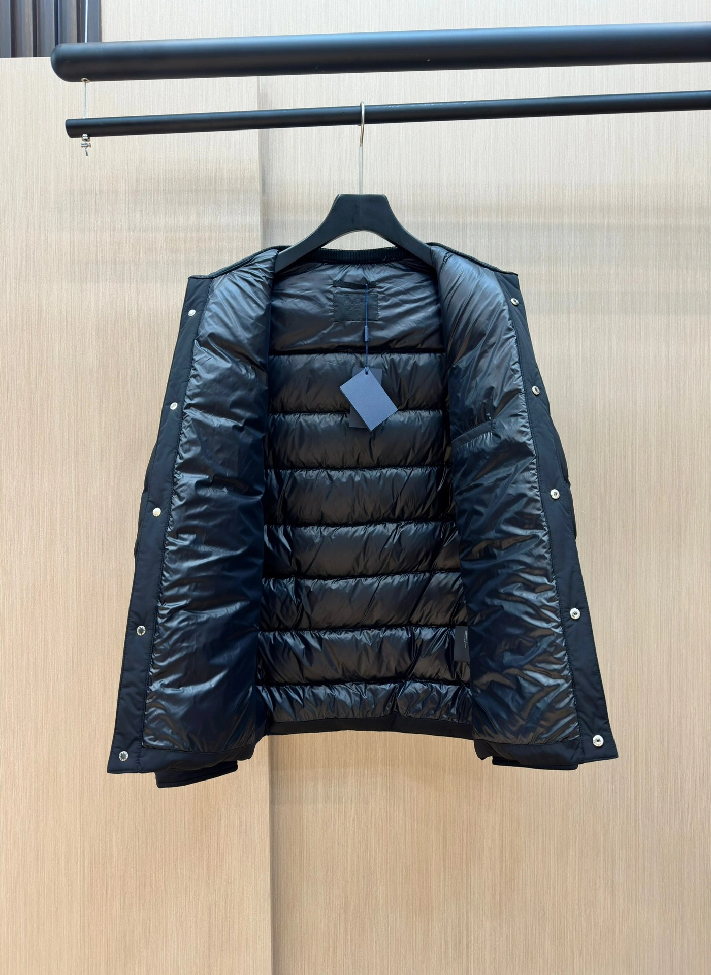 Brand-authenticated Prada Down Jackets