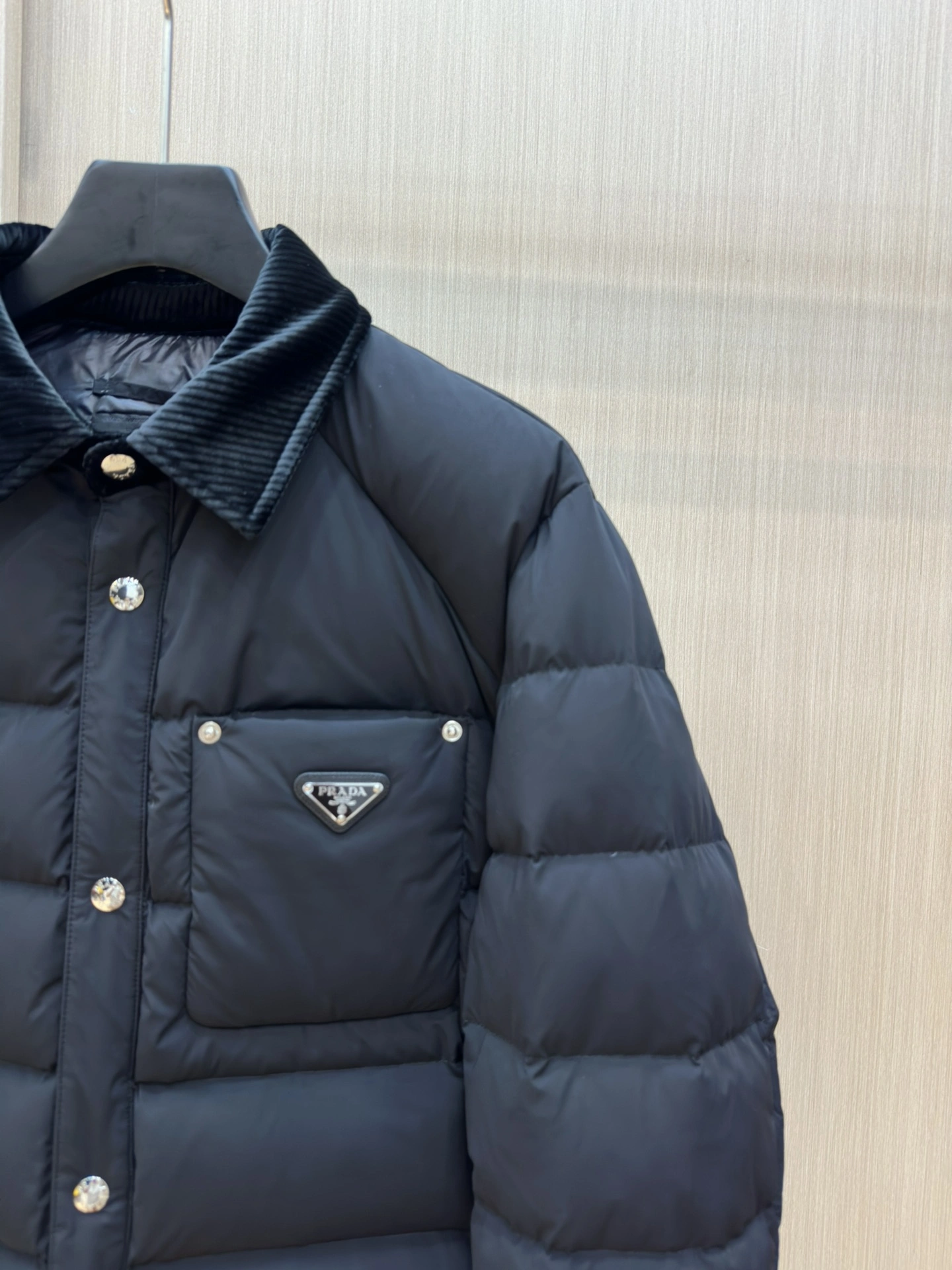 Brand-authenticated Prada Down Jackets