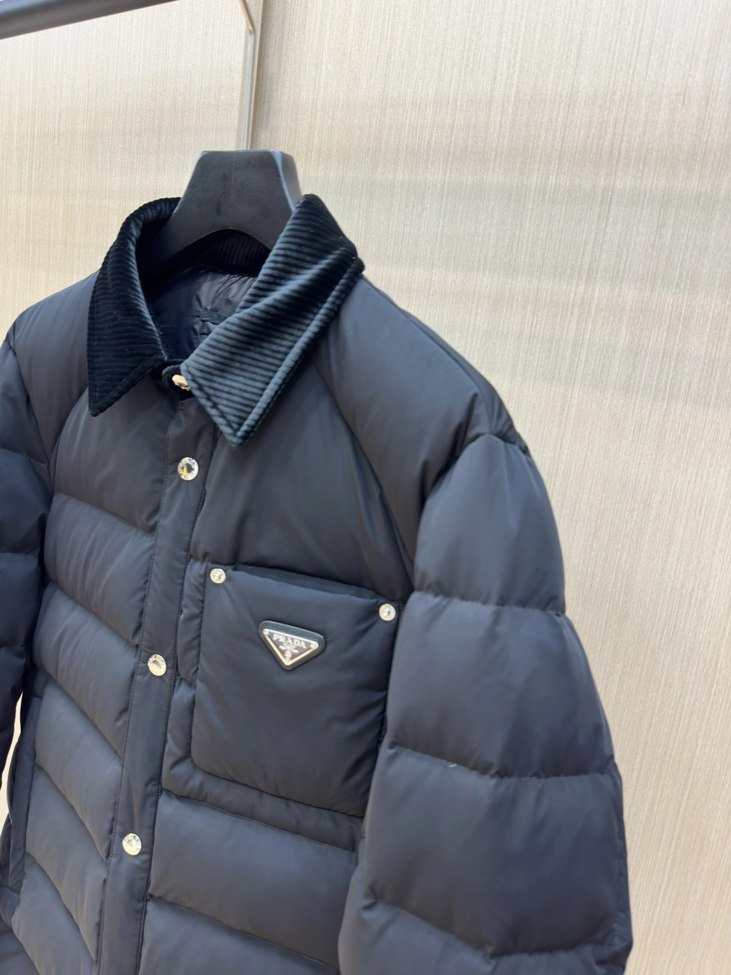 Brand-authenticated Prada Down Jackets