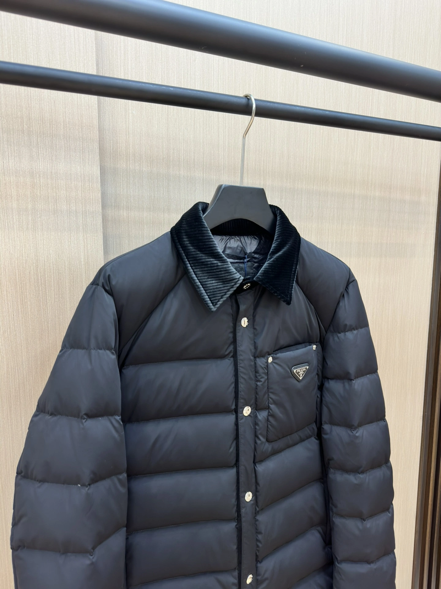 Brand-authenticated Prada Down Jackets