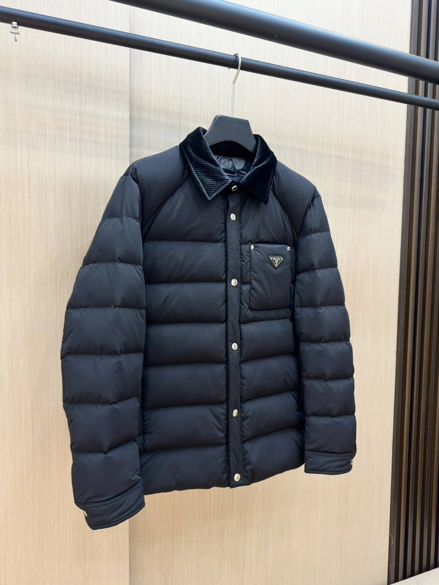 Brand-authenticated Prada Down Jackets