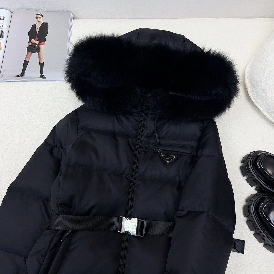 Brand-authenticated Prada Down Jackets