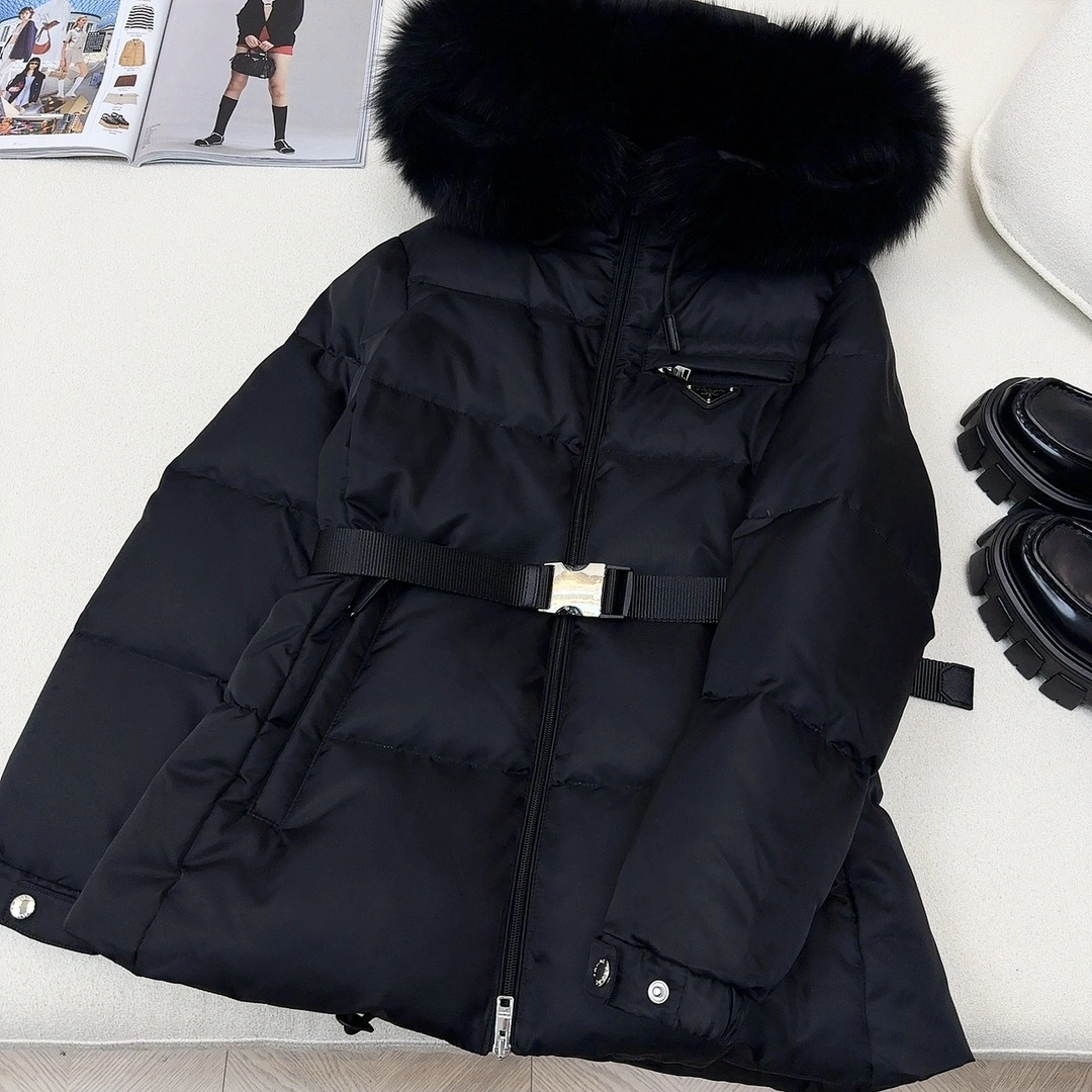 Brand-authenticated Prada Down Jackets