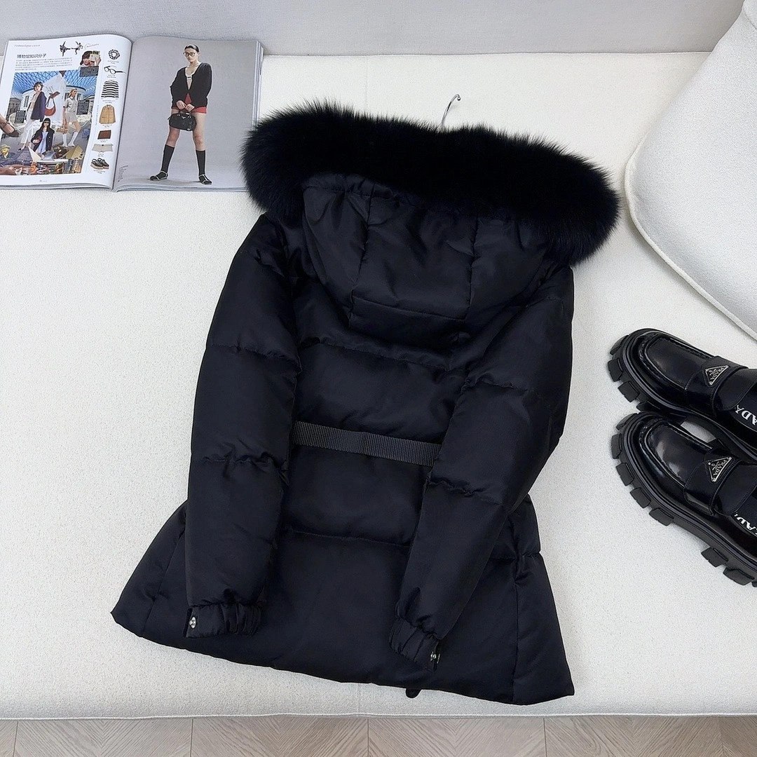 Brand-authenticated Prada Down Jackets