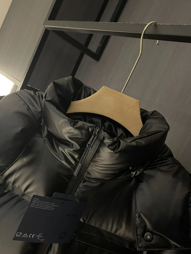 Brand-authenticated Prada Down Jackets