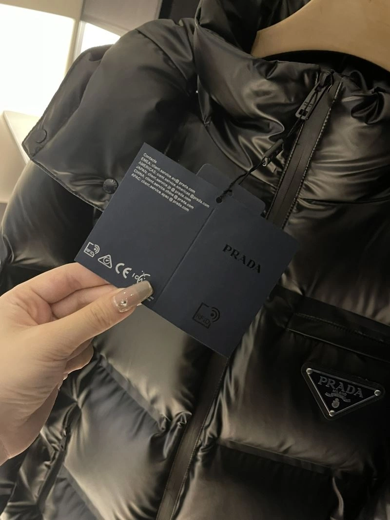 Brand-authenticated Prada Down Jackets