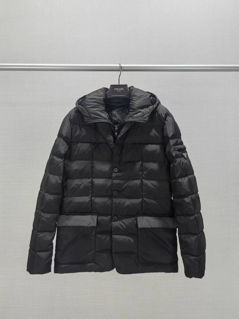 Brand-authenticated Prada Down Jackets