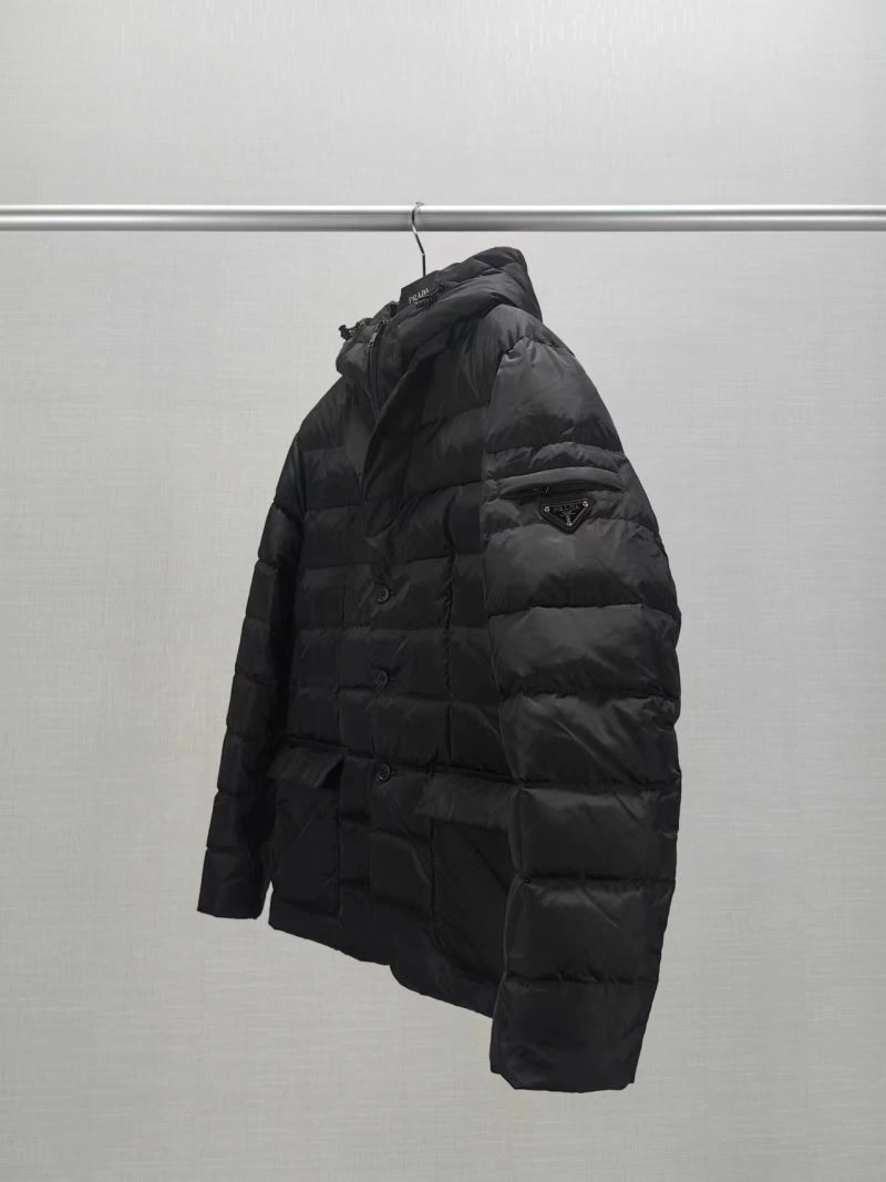 Brand-authenticated Prada Down Jackets