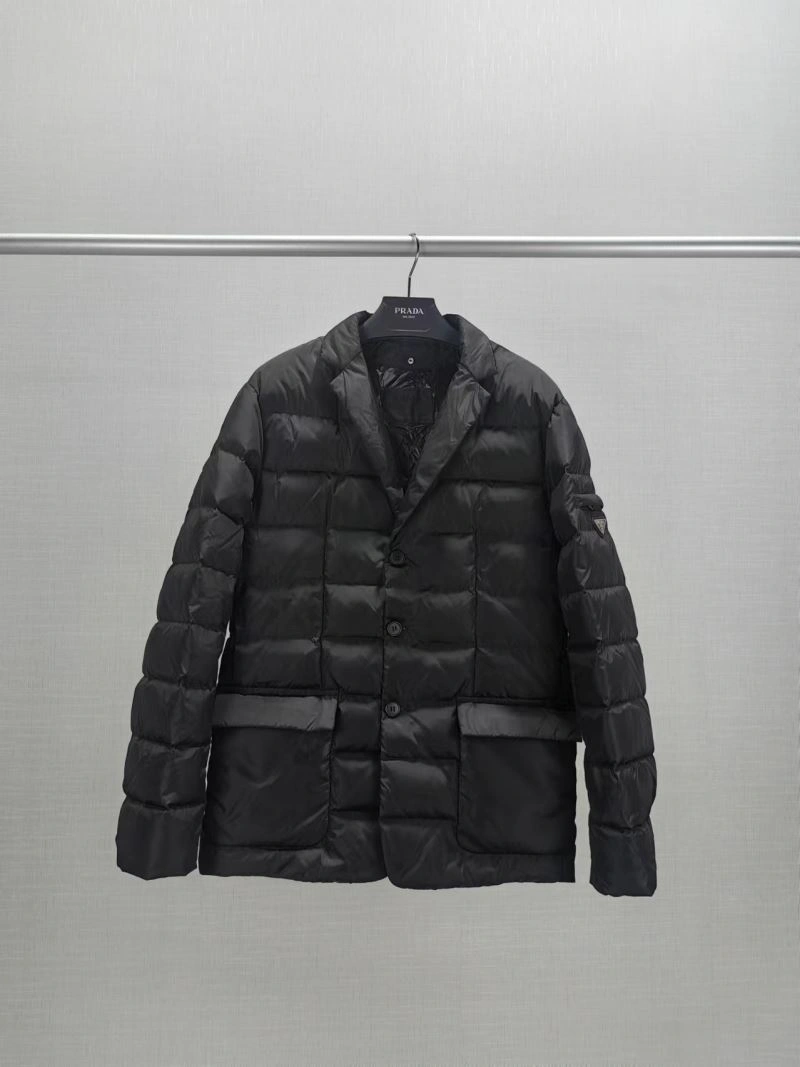 Brand-authenticated Prada Down Jackets