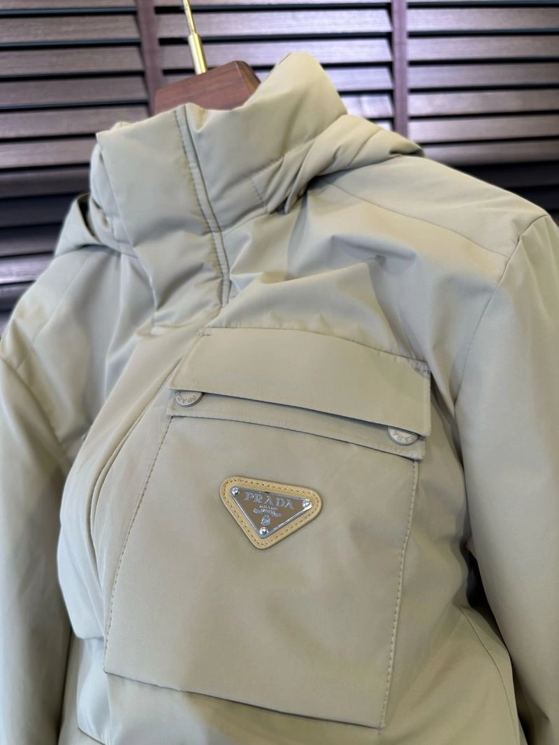 Brand-authenticated Prada Down Jackets