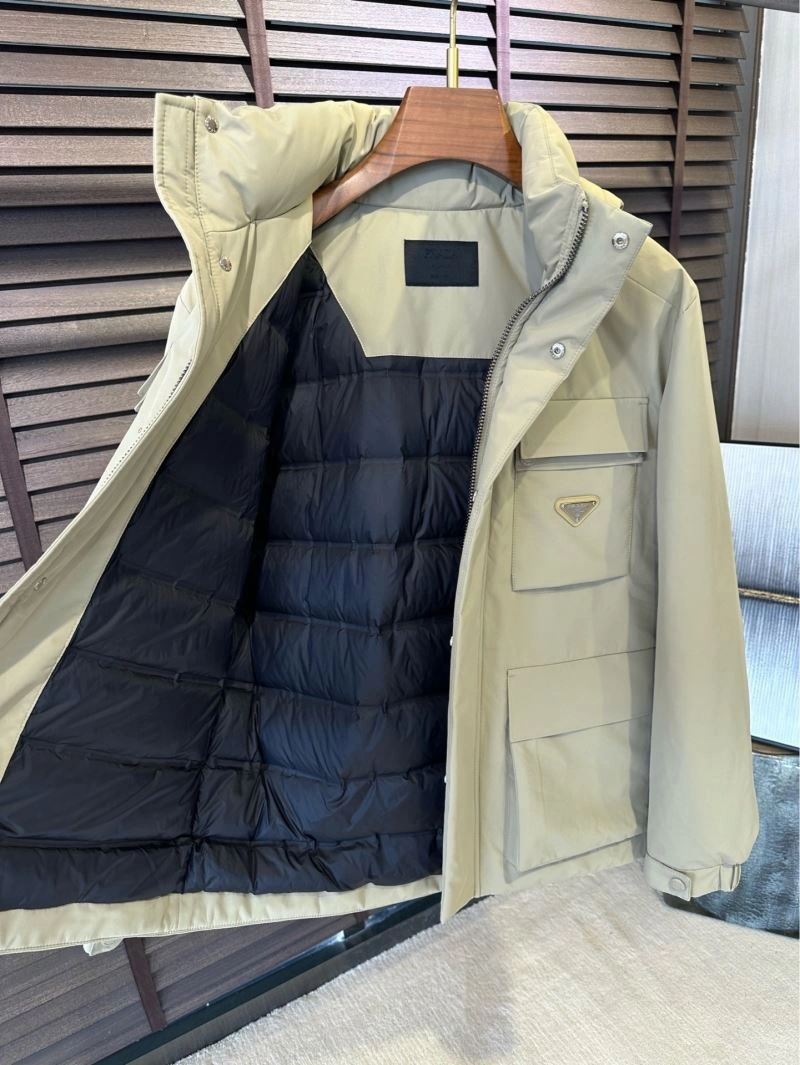 Brand-authenticated Prada Down Jackets