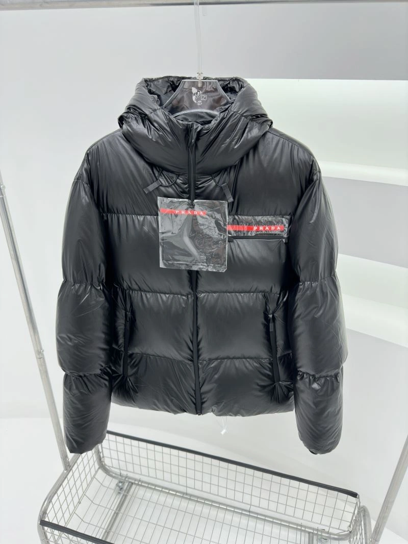 Brand-authenticated Prada Down Jackets