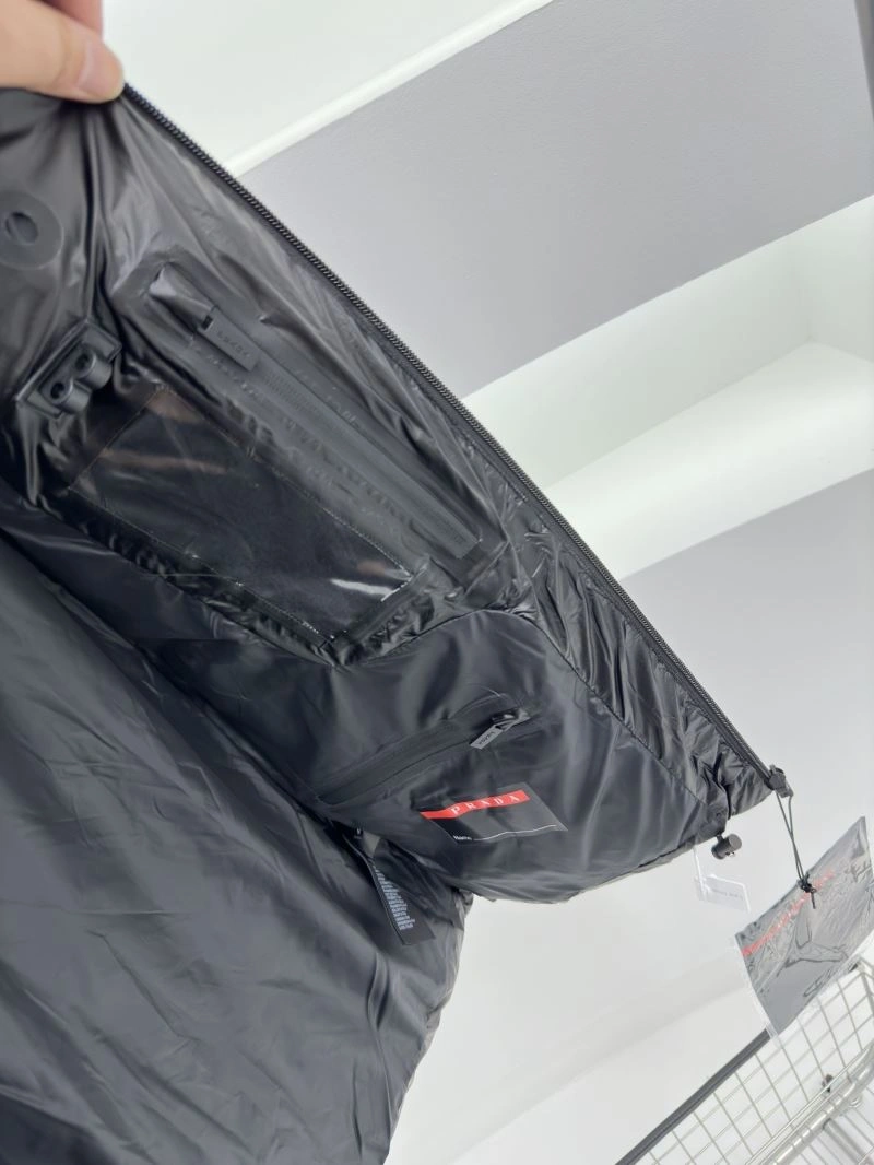 Brand-authenticated Prada Down Jackets