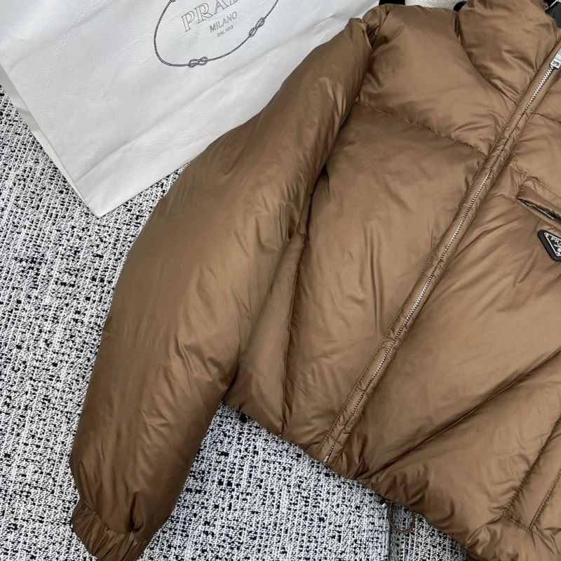 Brand-authenticated Prada Down Jackets