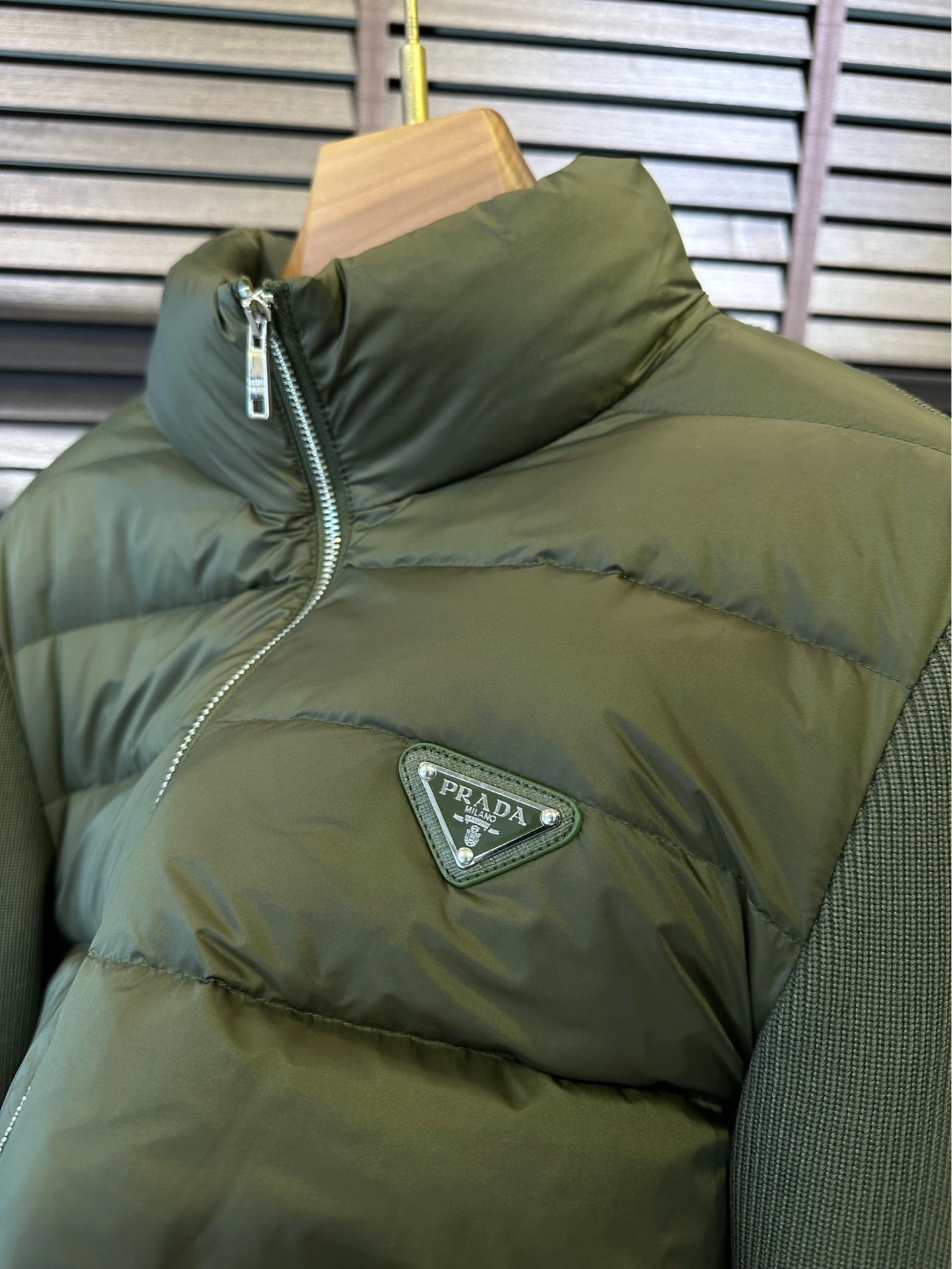 Brand-authenticated Prada Down Jackets