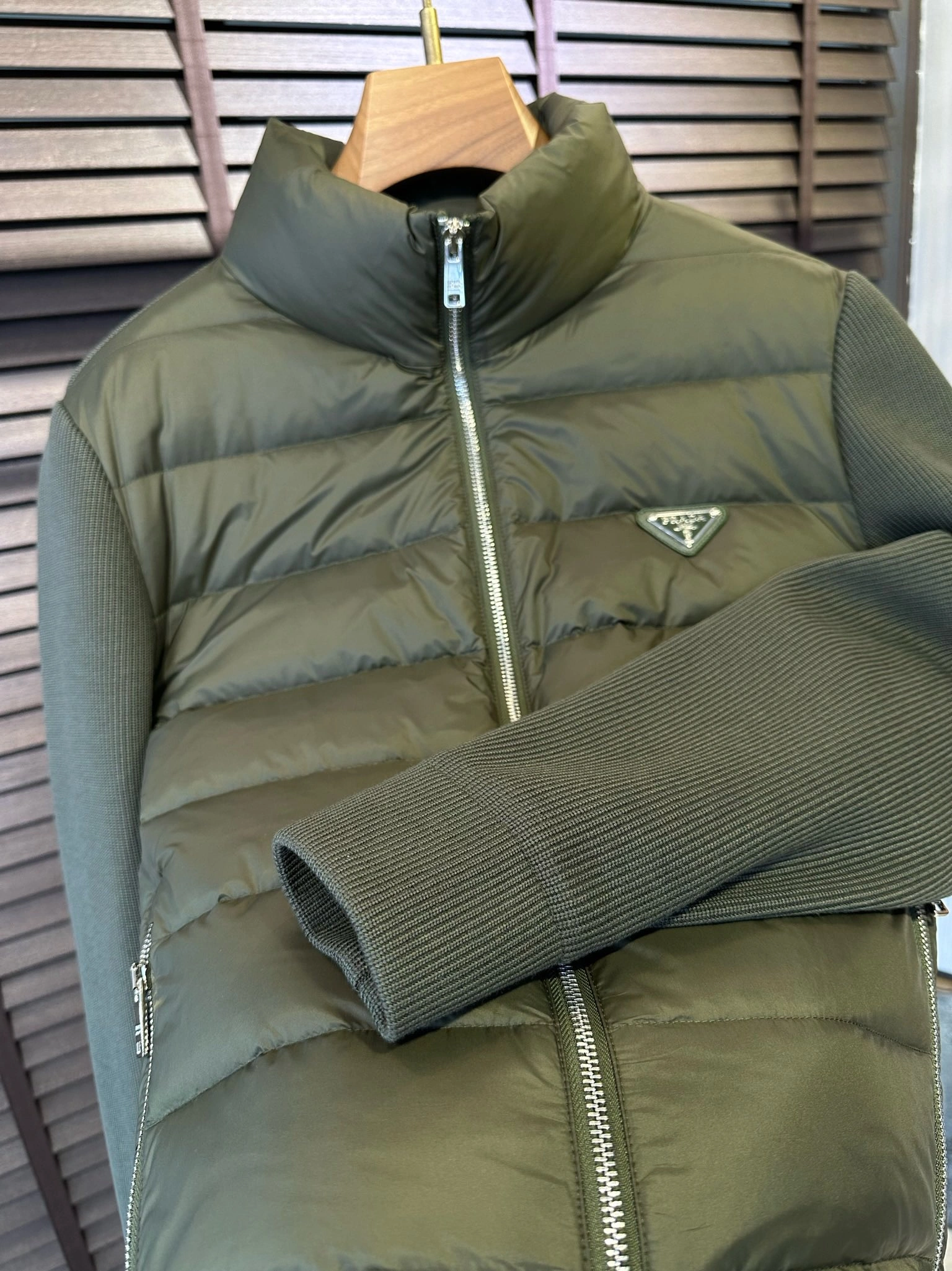 Brand-authenticated Prada Down Jackets