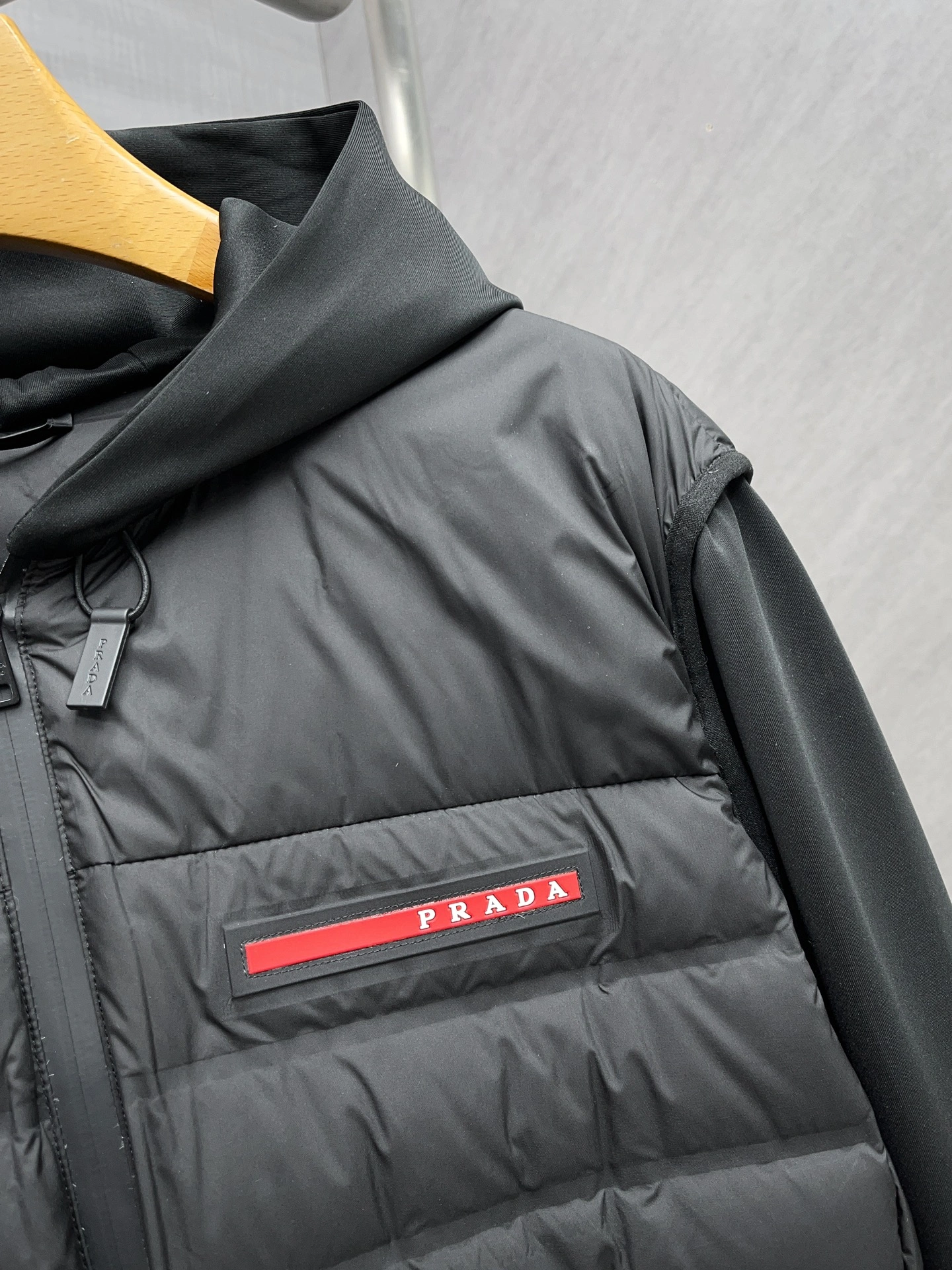 Brand-authenticated Prada Down Jackets