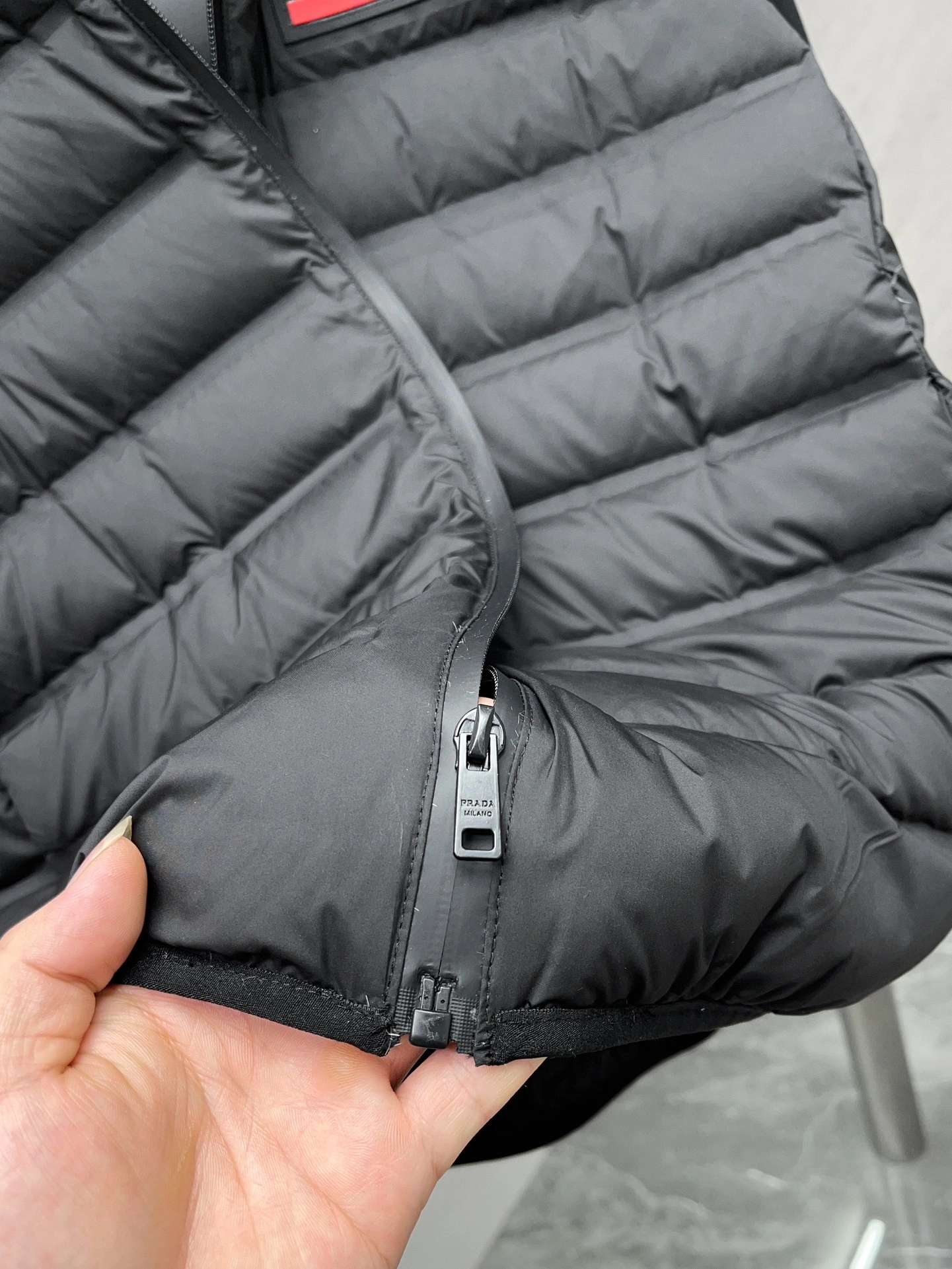 Brand-authenticated Prada Down Jackets