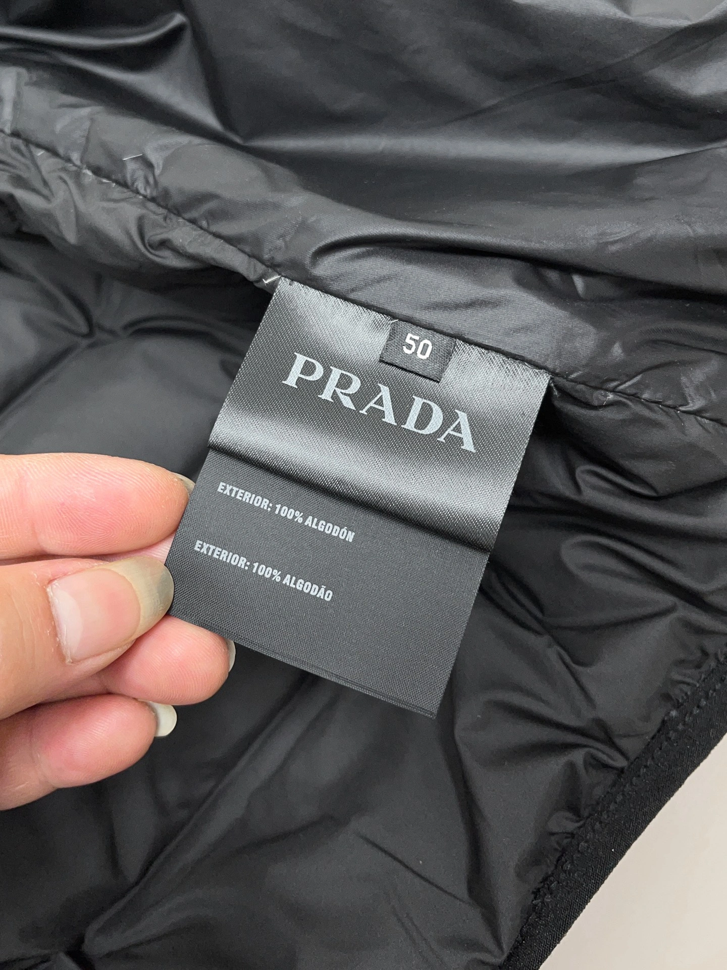 Brand-authenticated Prada Down Jackets