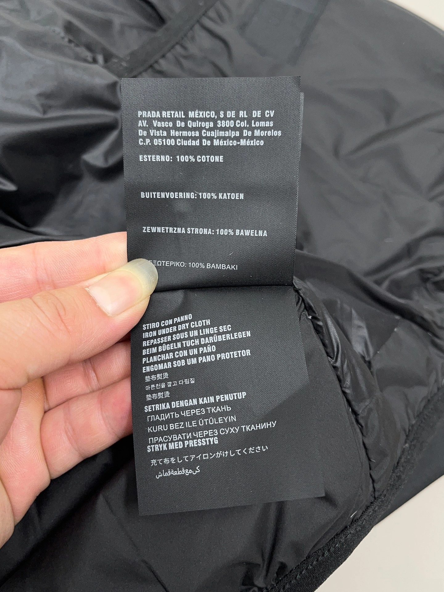 Brand-authenticated Prada Down Jackets