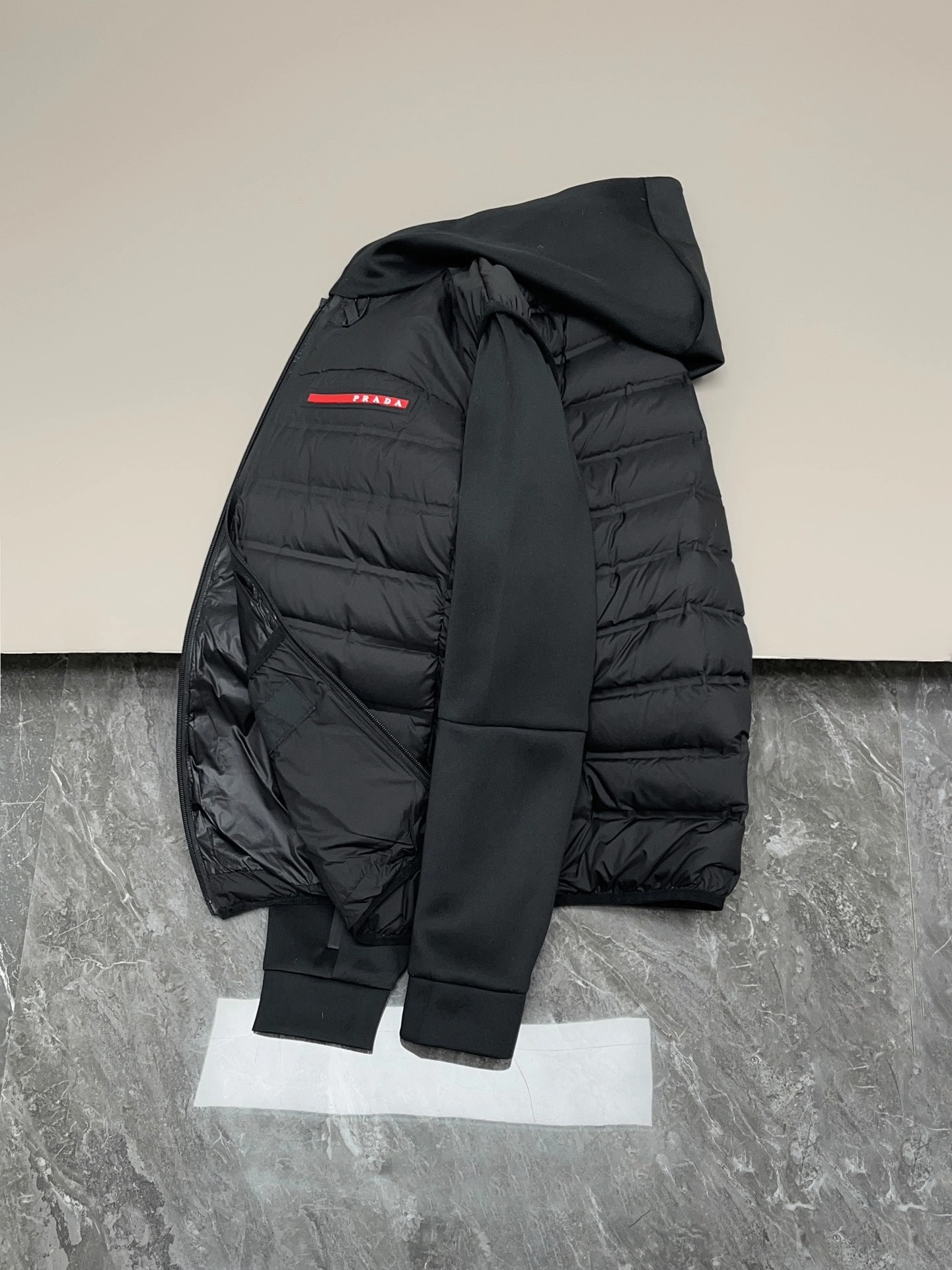 Brand-authenticated Prada Down Jackets