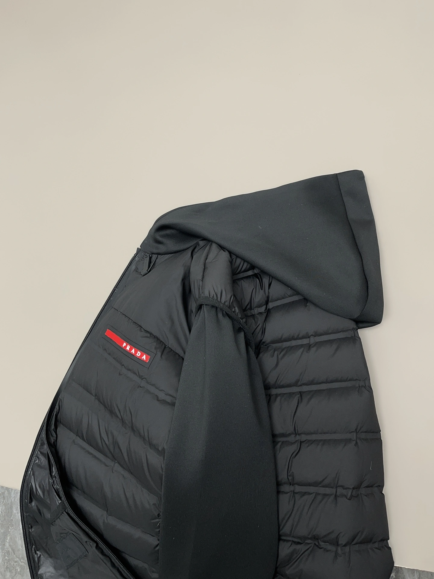Brand-authenticated Prada Down Jackets