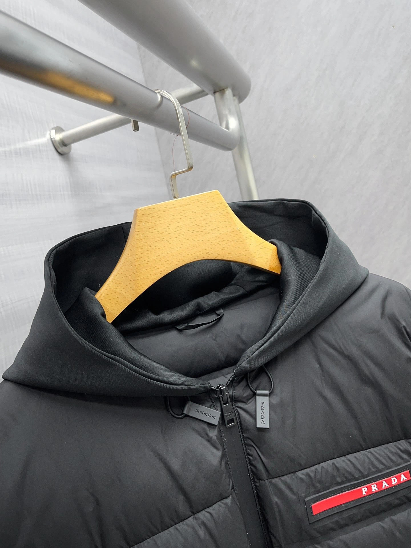 Brand-authenticated Prada Down Jackets