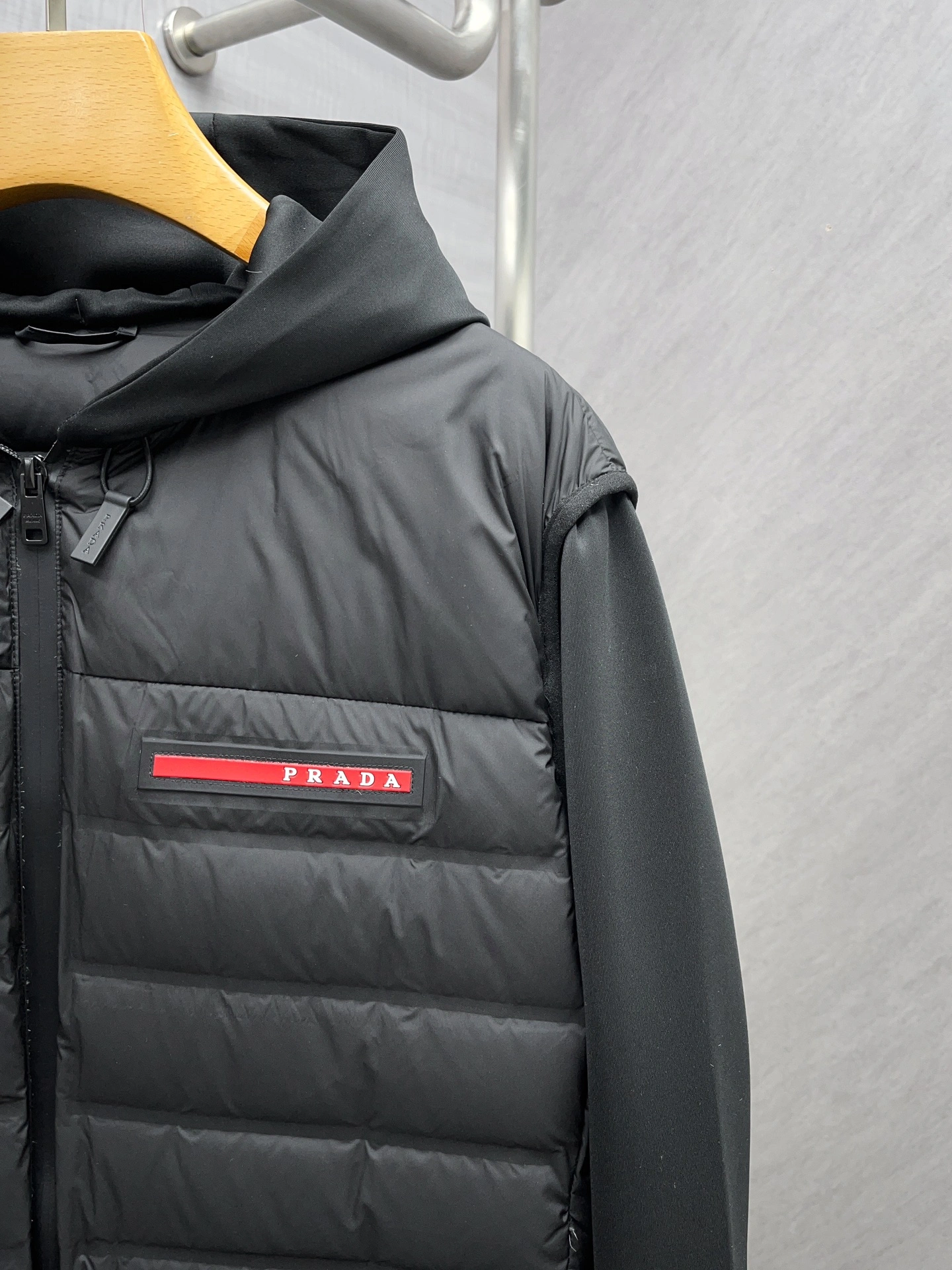 Brand-authenticated Prada Down Jackets