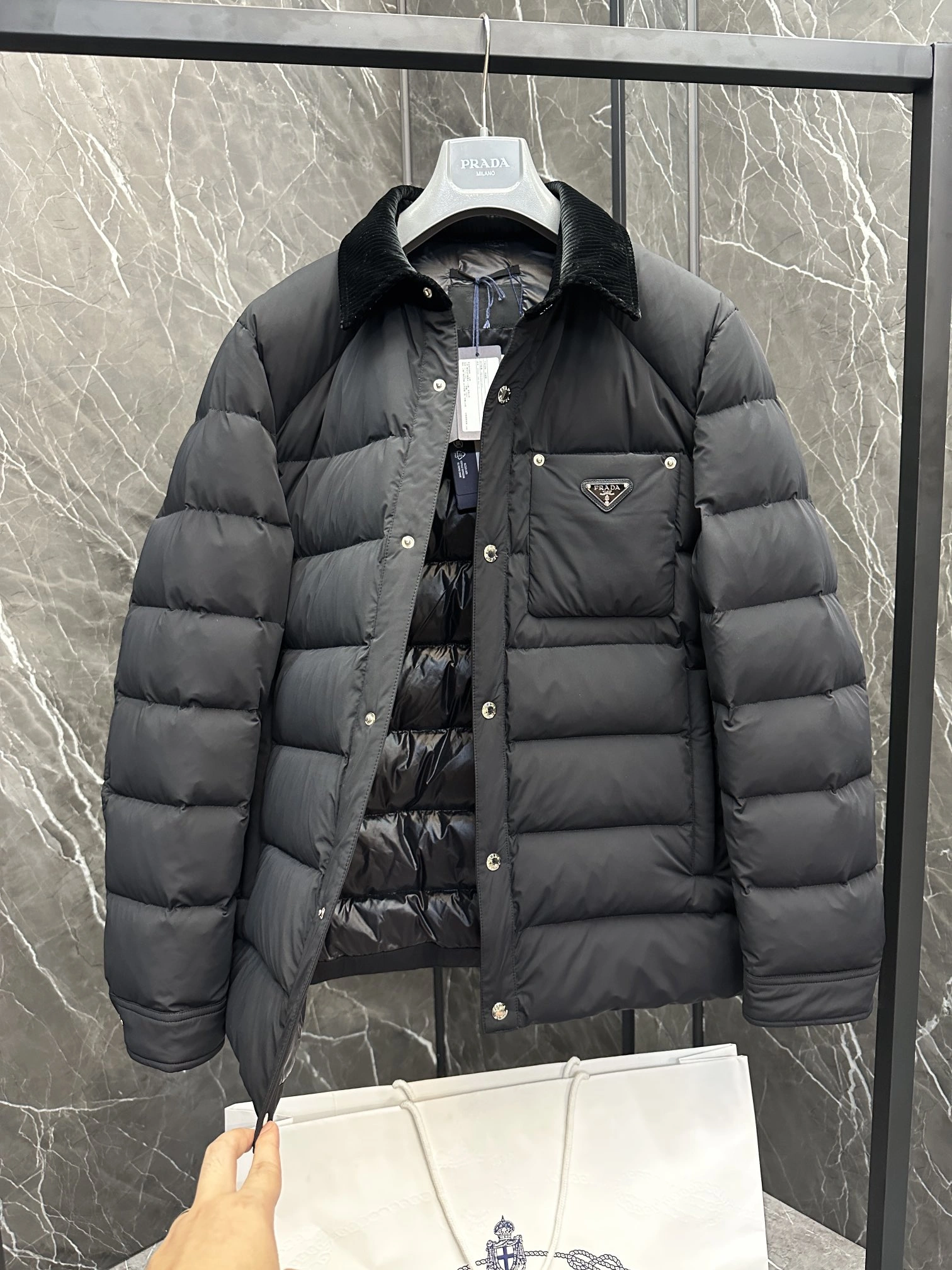 Exact replica Prada Down Jackets