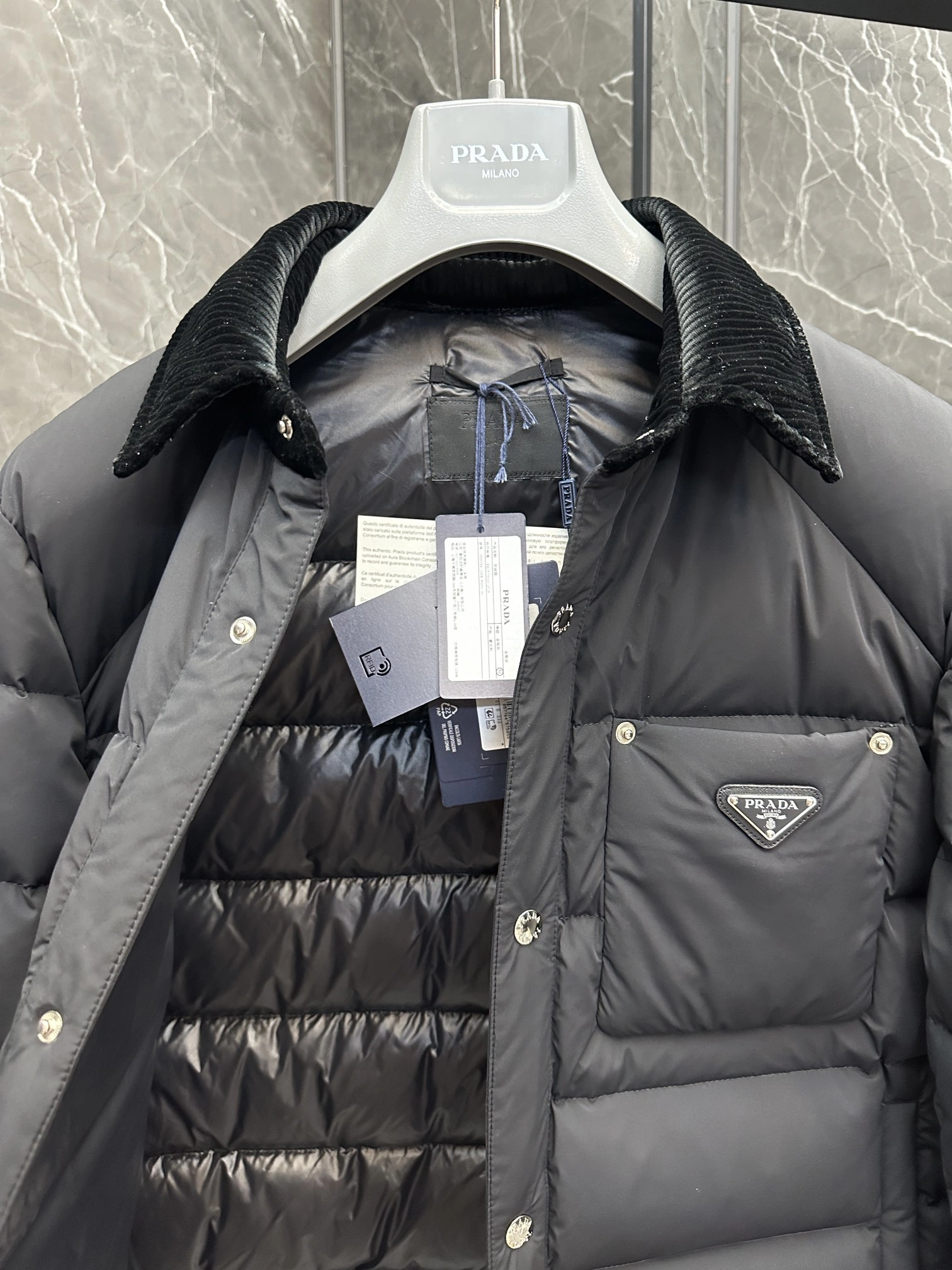 Exact replica Prada Down Jackets