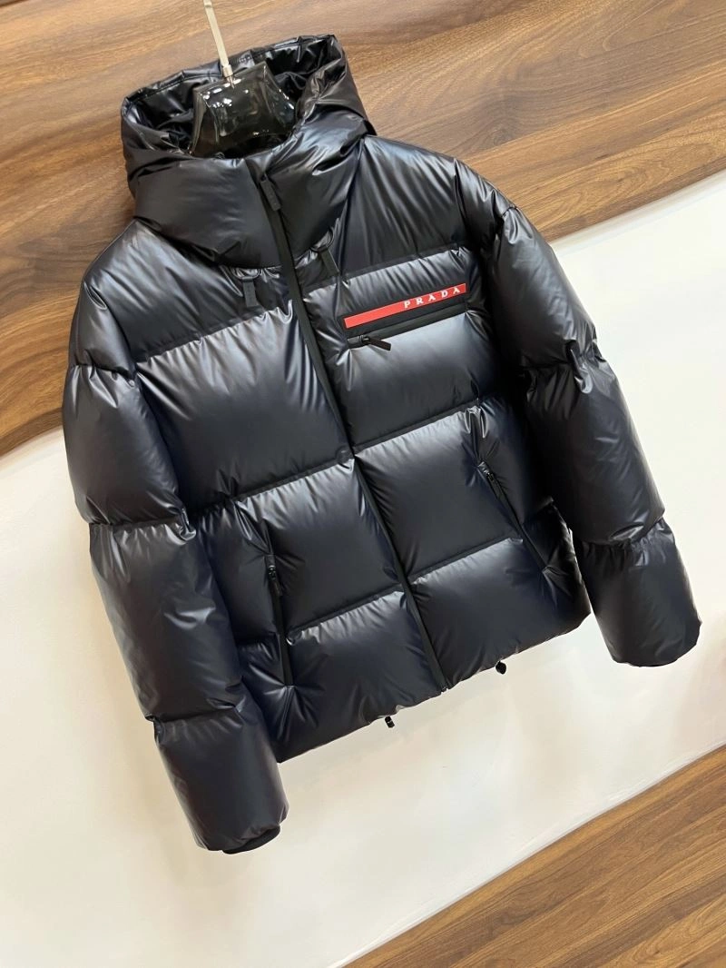 Brand-authenticated Prada Down Jackets