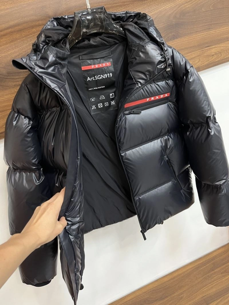 Brand-authenticated Prada Down Jackets