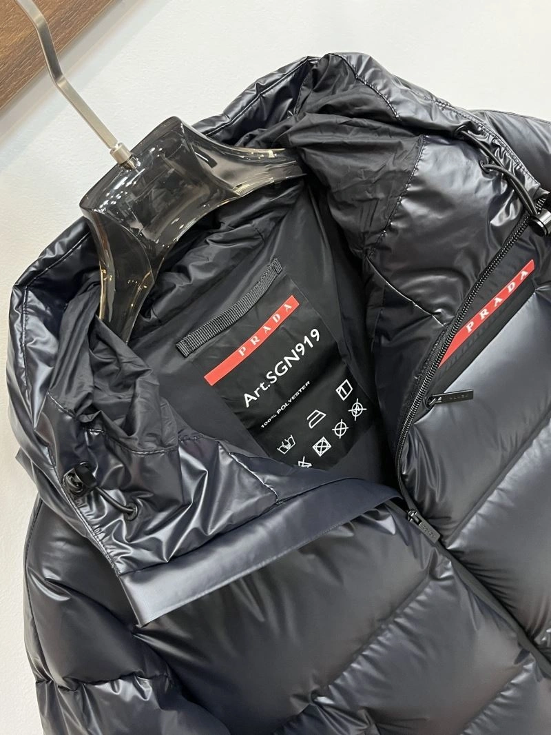 Brand-authenticated Prada Down Jackets
