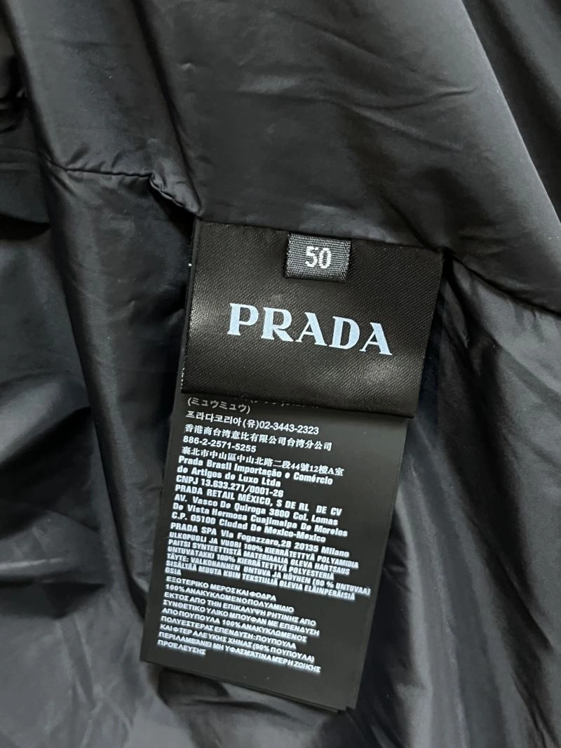 Brand-authenticated Prada Down Jackets