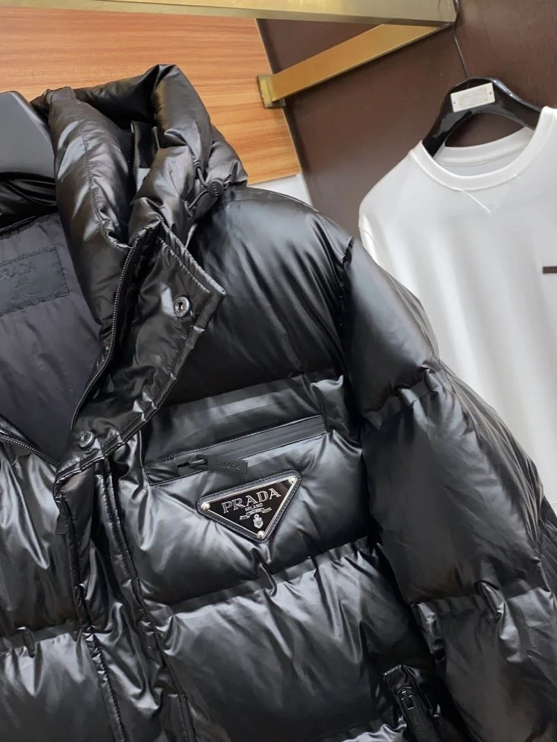 Brand-authenticated Prada Down Jackets