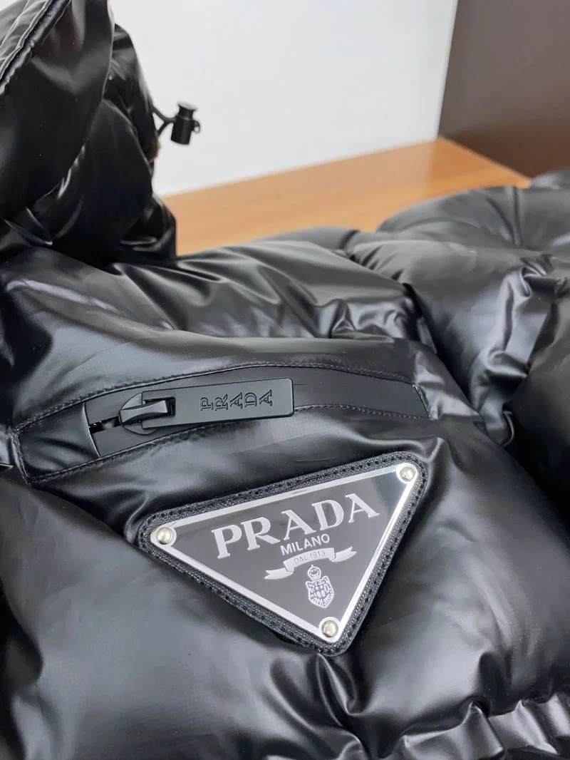 Brand-authenticated Prada Down Jackets