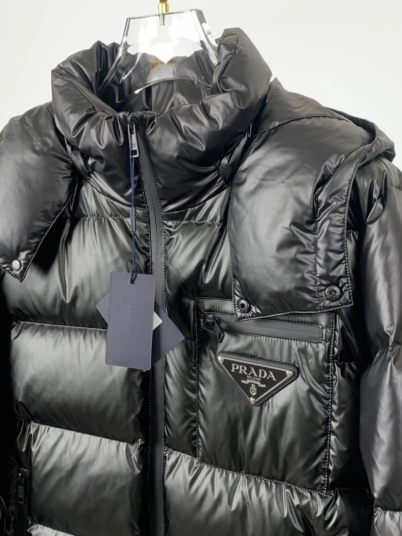 Brand-authenticated Prada Down Jackets