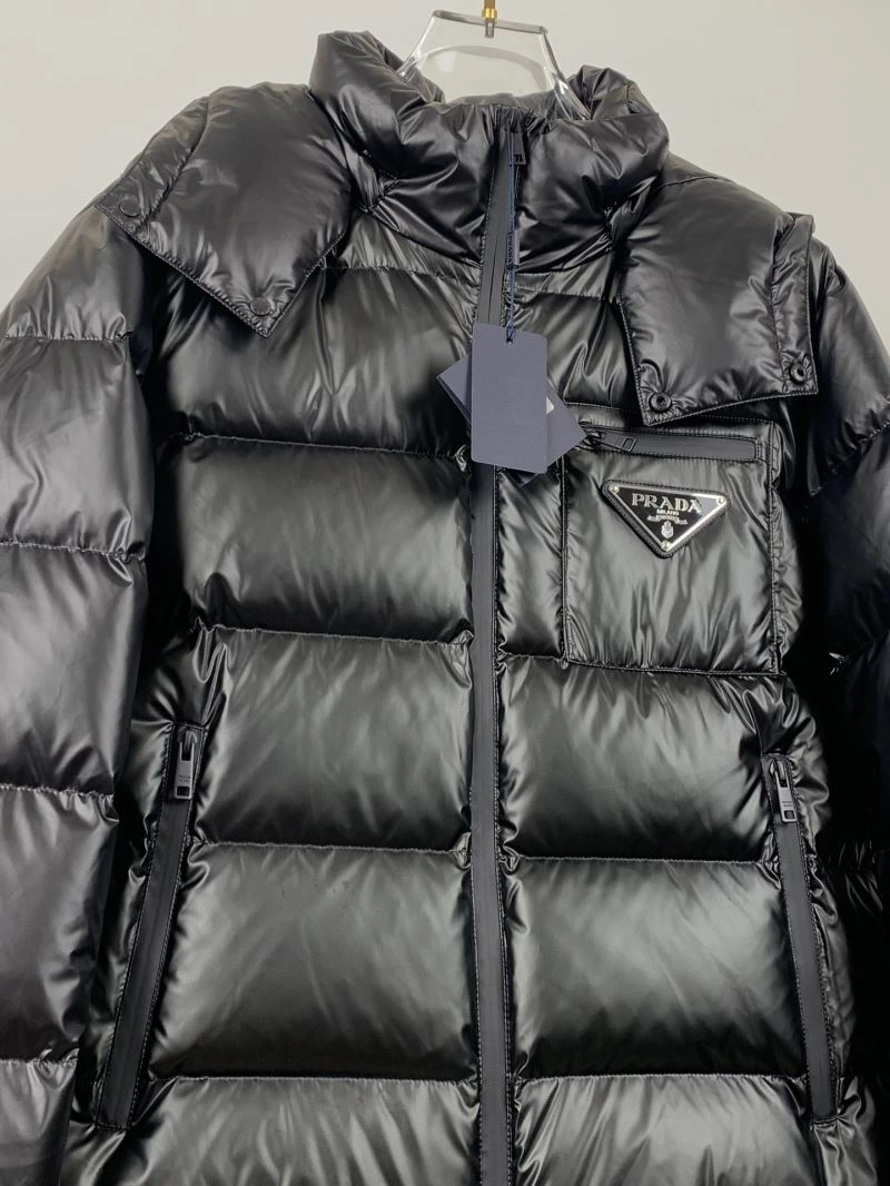 Brand-authenticated Prada Down Jackets